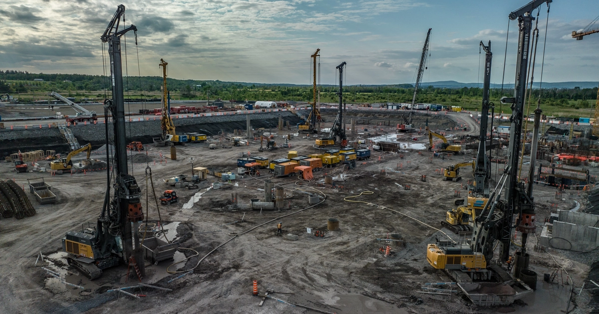 One of the largest drilled shaft foundation projects in North America ...