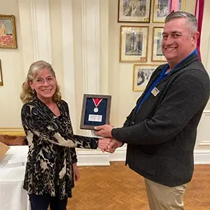 Jamie Bartel awarded SAME’s Regional Vice President’s Medal