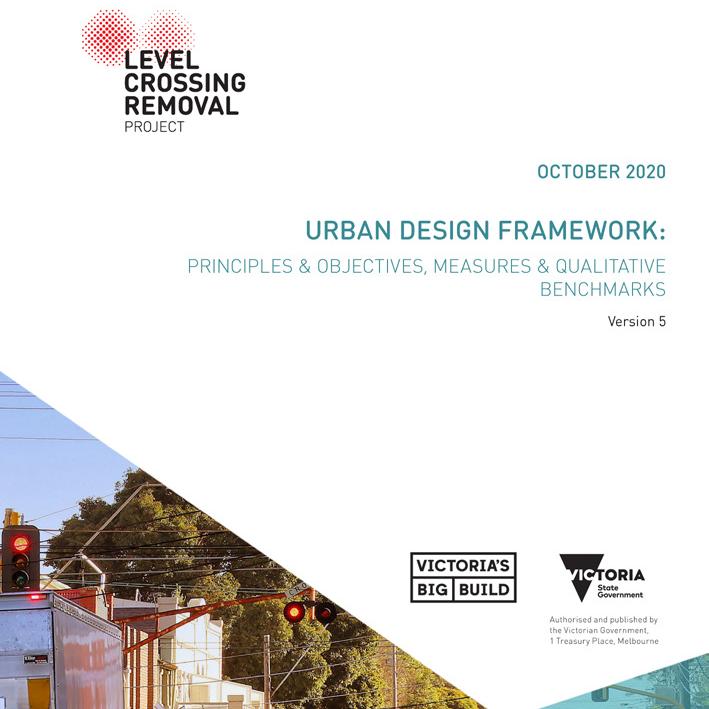Level Crossing Removal Project Urban Design Guidelines