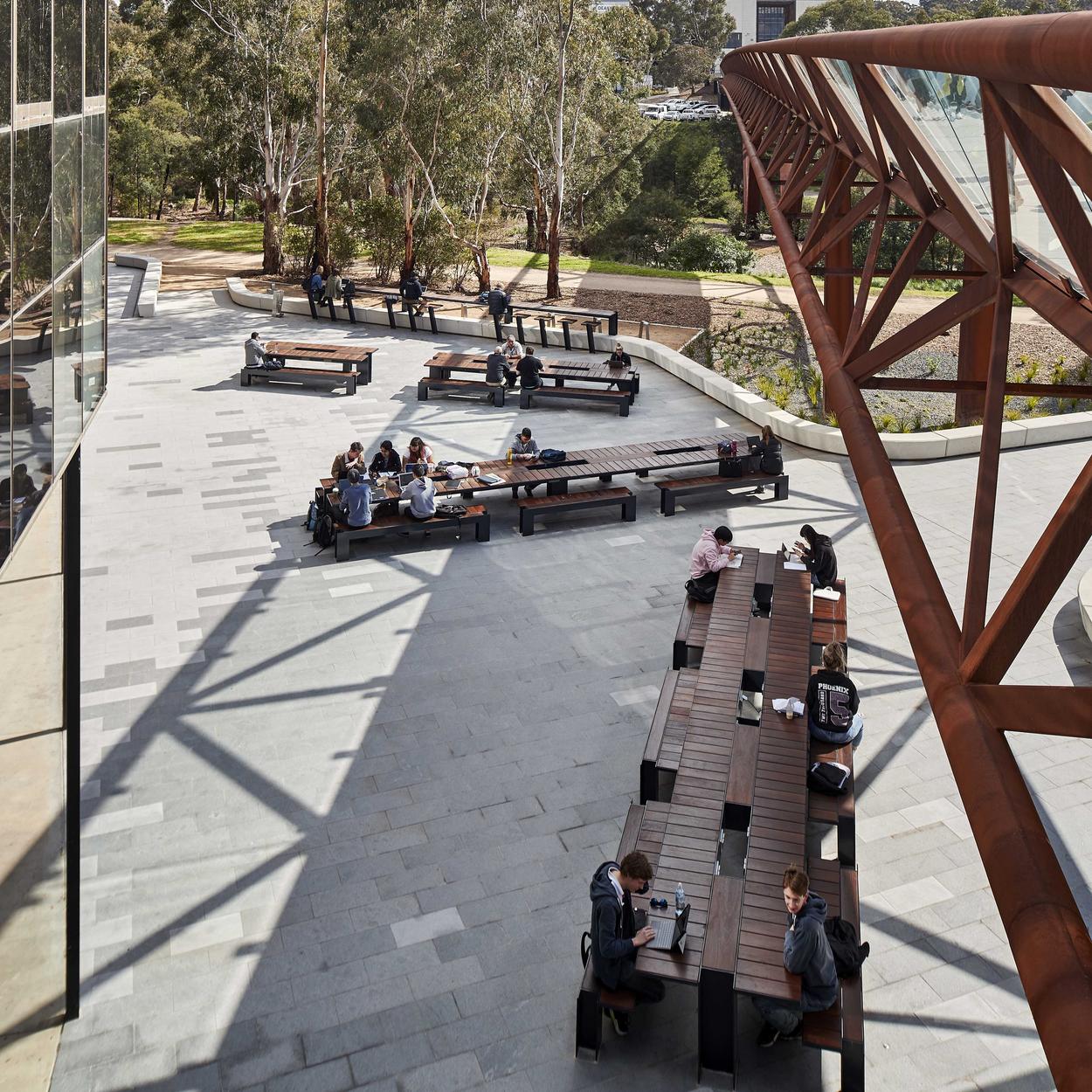Deakin University Building HD Courtyard