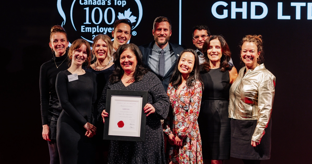 GHD named one of Canada’s Top 100 Employers for third consecutive year